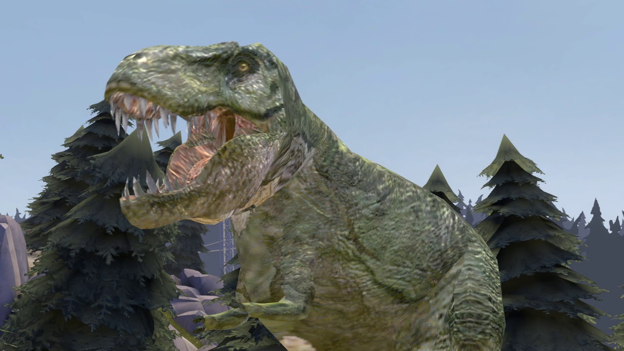 T Rex Roar Test - YouTube