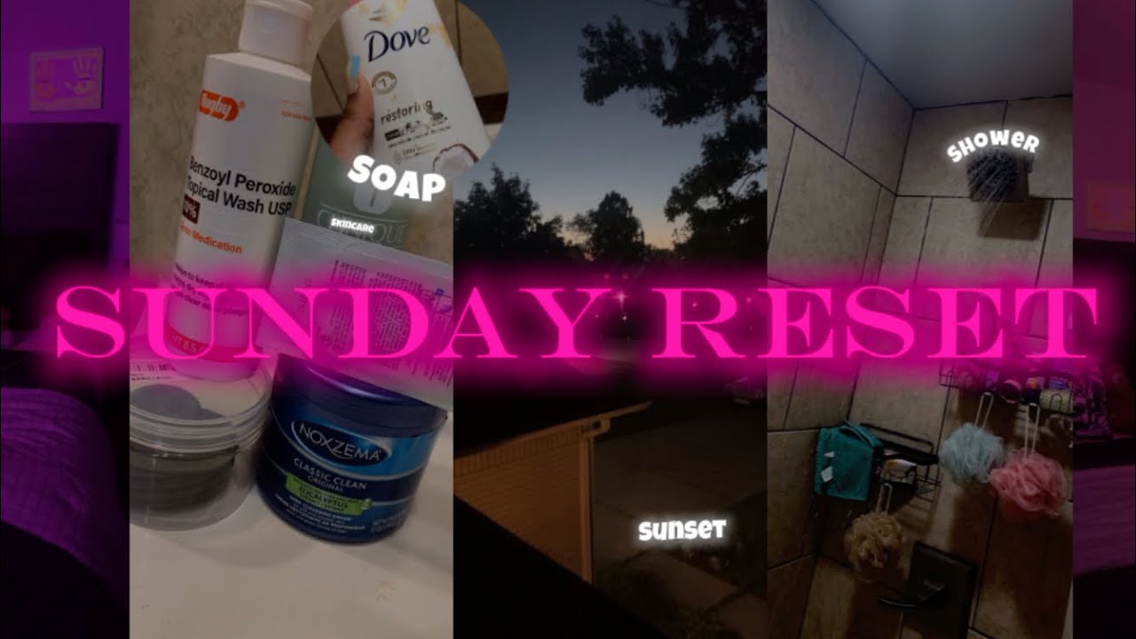 SUNDAY RESET,!!!!!!! Cleaningmy room, cleaning the bathroom , skincare ...