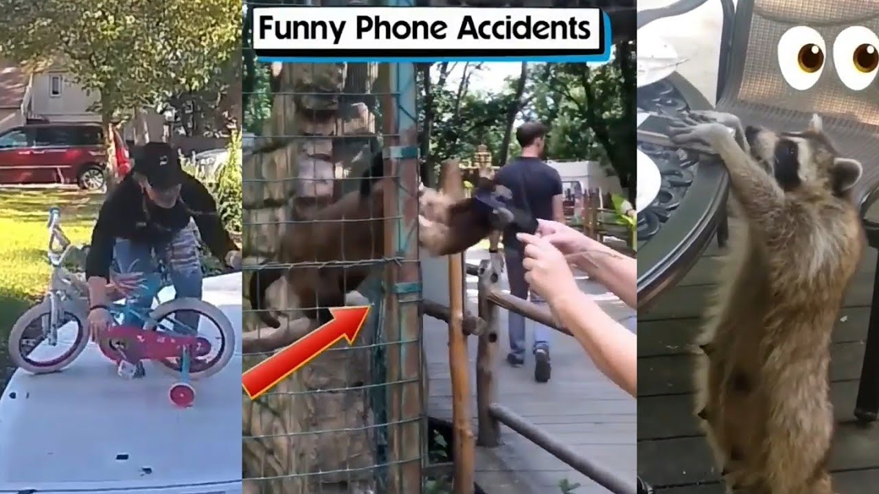 funny mobile phone accidents amazing funny video AFV - YouTube