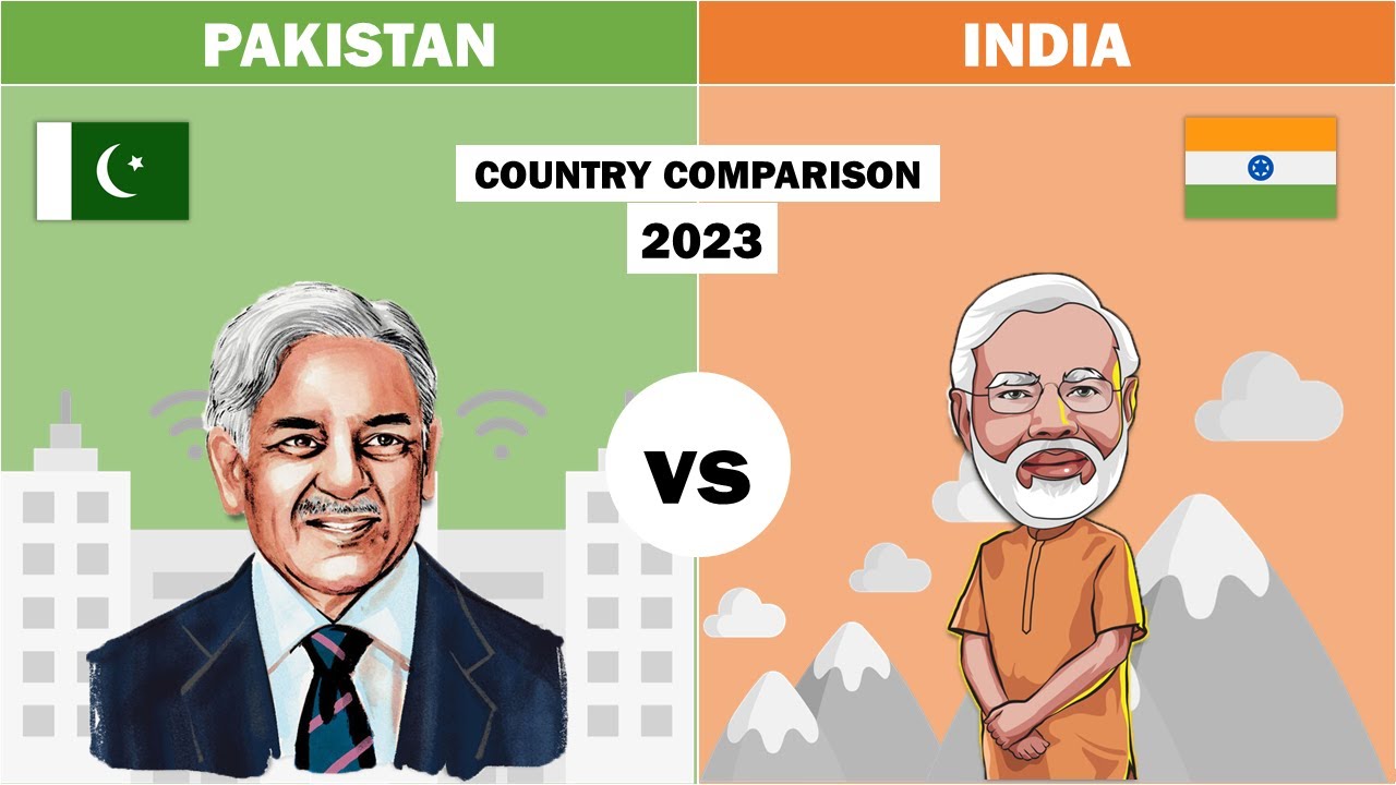 India vs Pakistan Country Comparison 2023 | Pakistan vs India ...