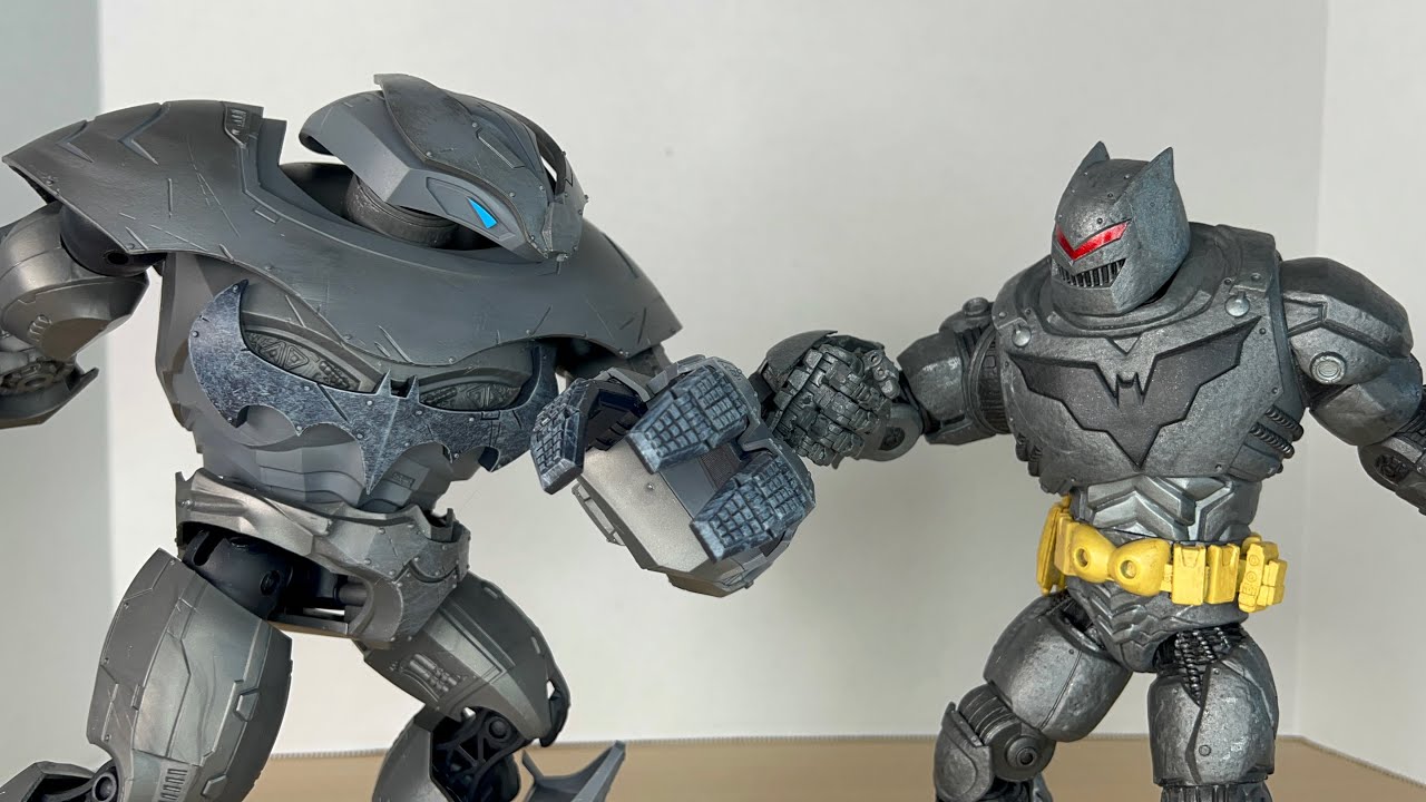 FACE OFF DC Multiverse Justice Buster vs DC Collectables Thrasher Suit ...