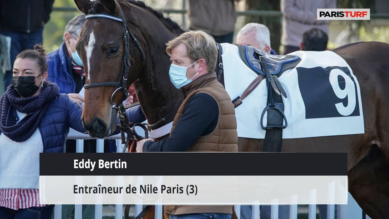Eddy Bertin, entraîneur de Nile Paris (27/06 à Auteuil) - YouTube