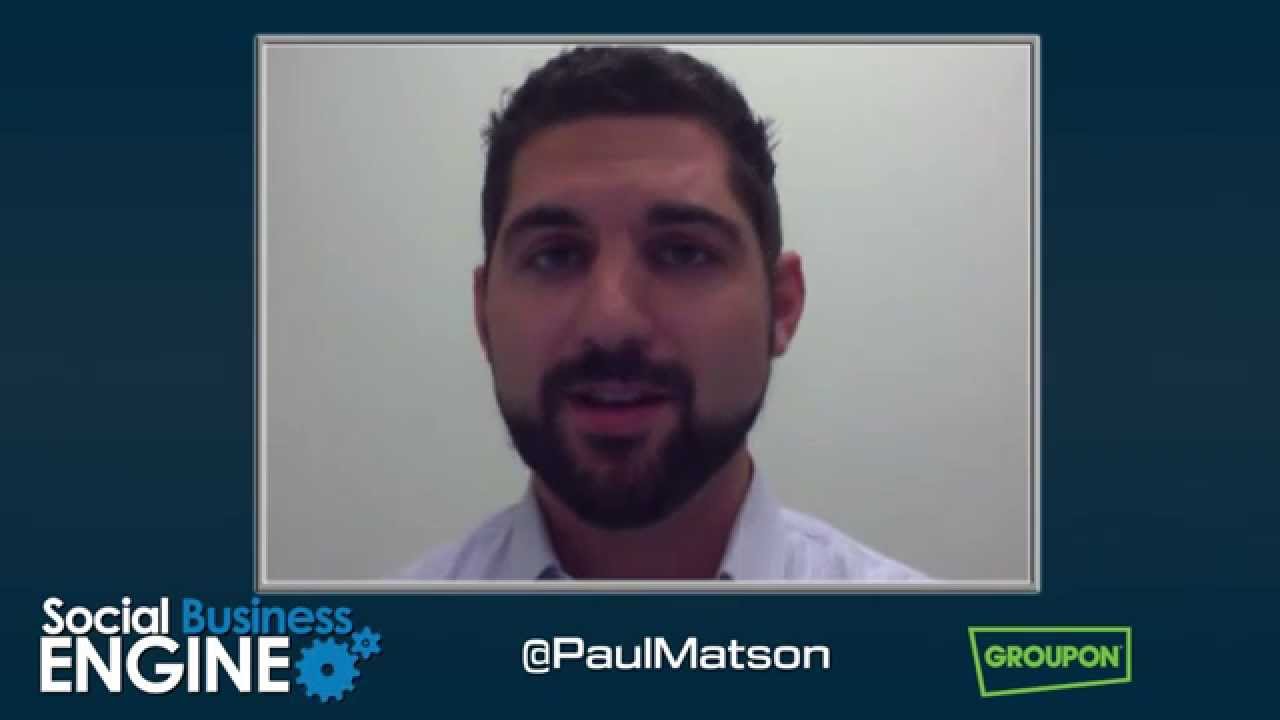 Groupon's Social @ Scale Journey with Paul Matson and Jeremy Epstein - YouTube