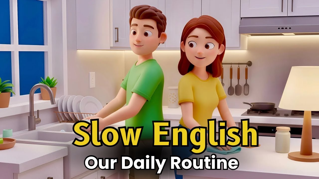 Housemates’ Daily Routine to Improve English Fluency | Easy English ...