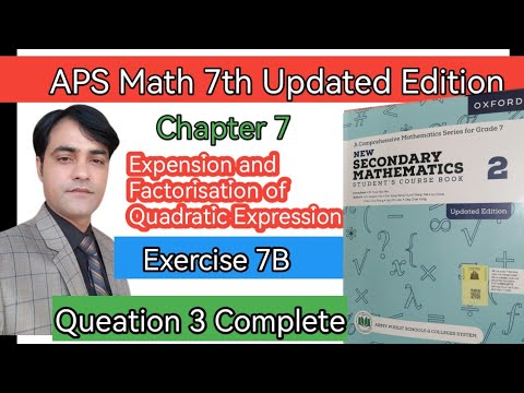Exercise 7B Question NO 3 Complete II Maths 7th II New Secondary ...