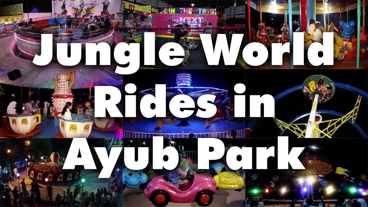 Jungle World & Zoo Best Rides | Ayub Park - YouTube
