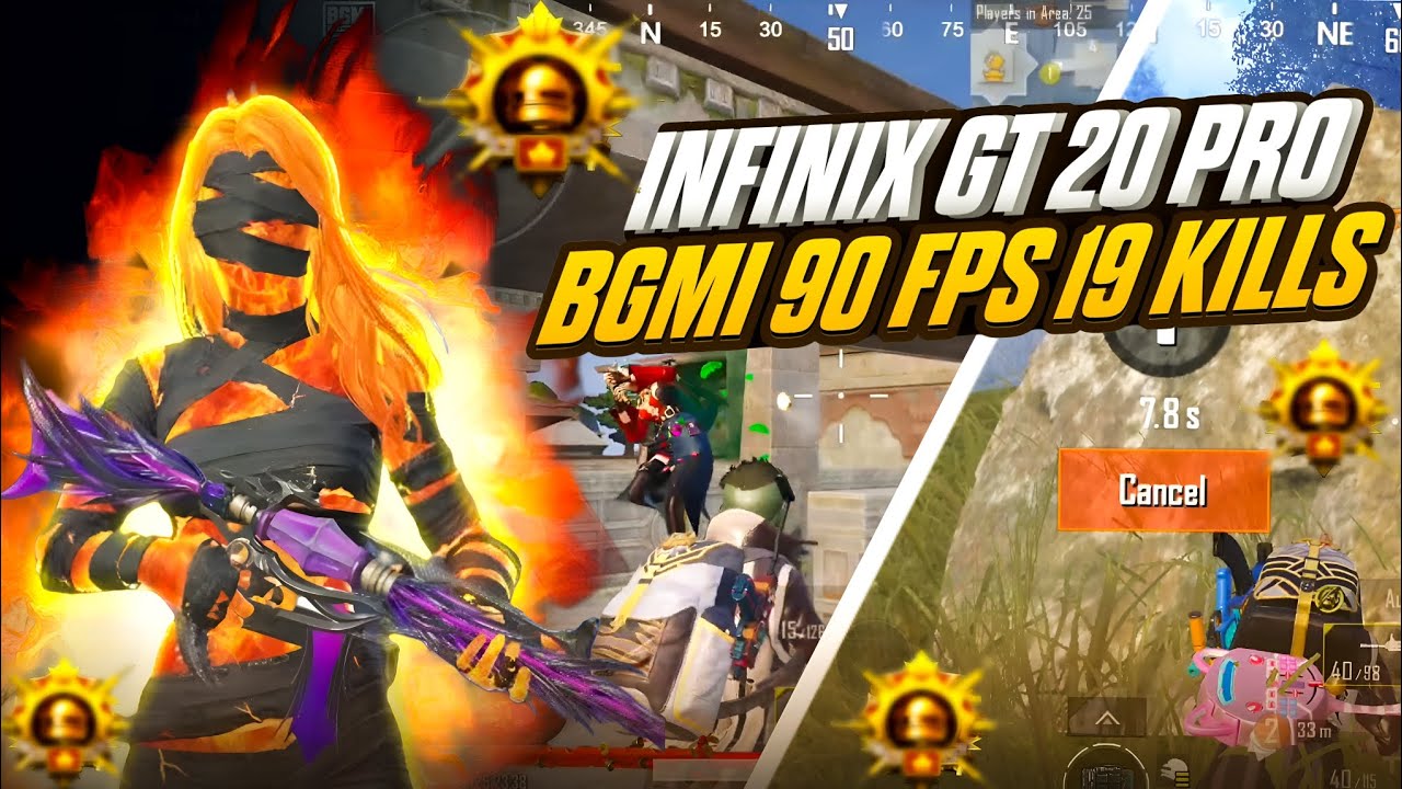 INFINIX GT 20 PRO | BGMI 90 FPS 19 KILLS 🥵🥵🥵 - YouTube