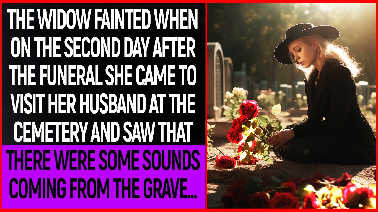 The widow fainted when on the second day after the funeral she came to ...