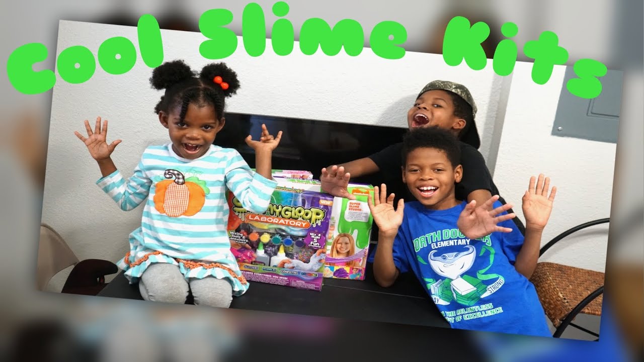 FunzeyTube Kidz Play With Cool Slime Kits - YouTube