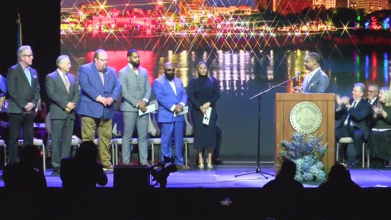 Watch: Shreveport mayoral inauguration, city council installation - YouTube