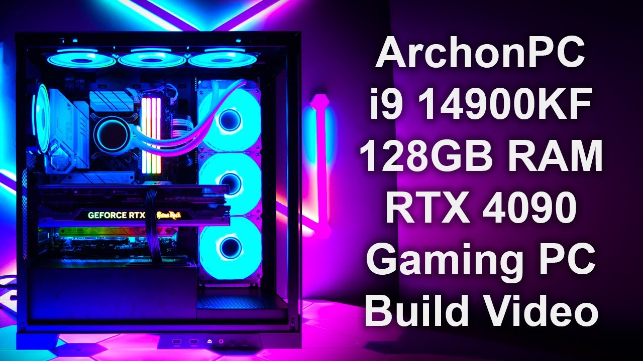 TOP END GAMING PC BUILD 2024 - i9 14900KF, Z790, 128GB DDR5, Palit RTX ...