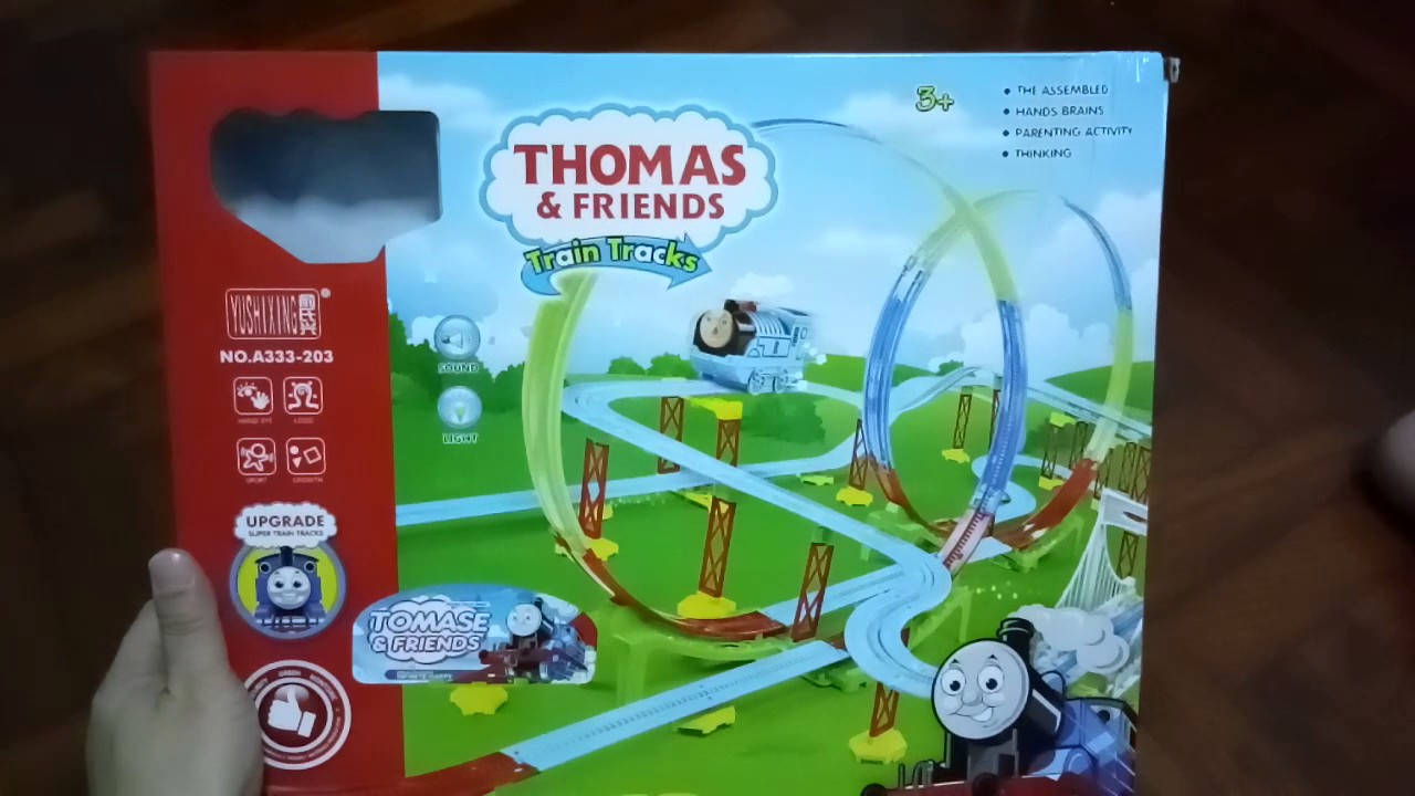 Thomas & Friends train tracks 162 pcs - YouTube