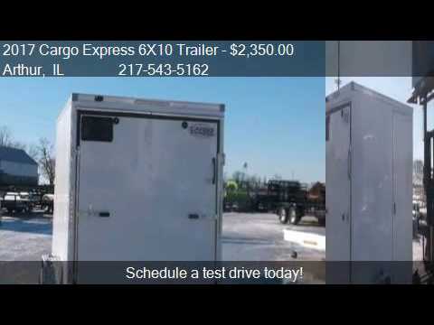 2017 Cargo Express 6X10 Trailer Enclosed cargo for sale in A - YouTube