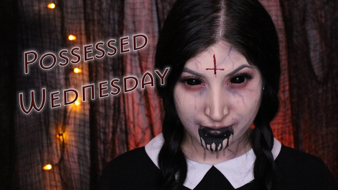 POSSESSED WEDNESDAY | Halloween Makeup Tutorial - YouTube