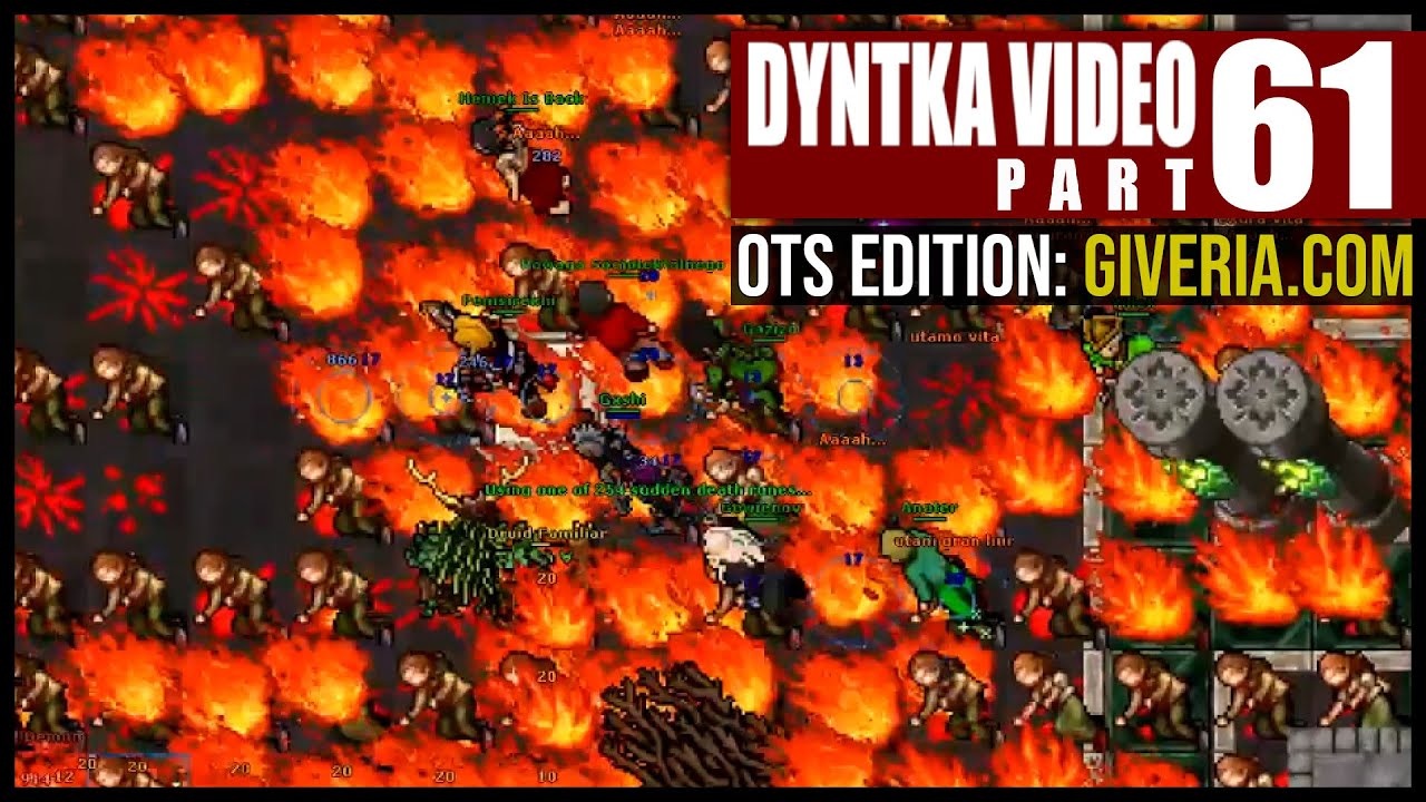 Powiedz że miałeś blessy | Tibia - Dyntka Video odc. 61 [OTS EDITION ...
