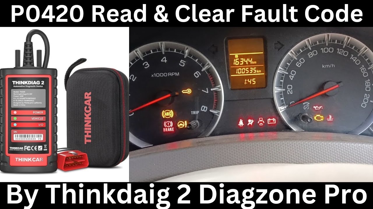 How to Clear P0420 Fault Code By Thinkdiag2 Diagzone Pro Software - YouTube