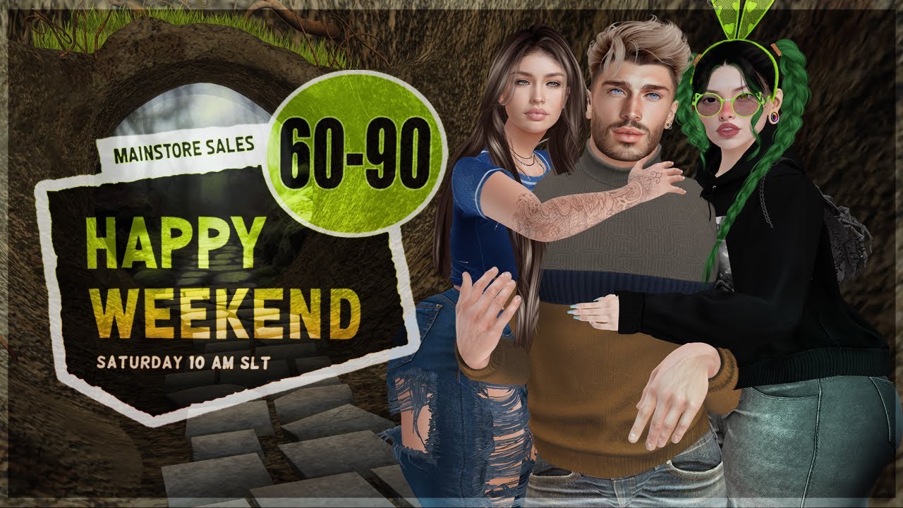 60-90L HAPPY WEEKEND SALE 09/27/2025 - Second Life - YouTube