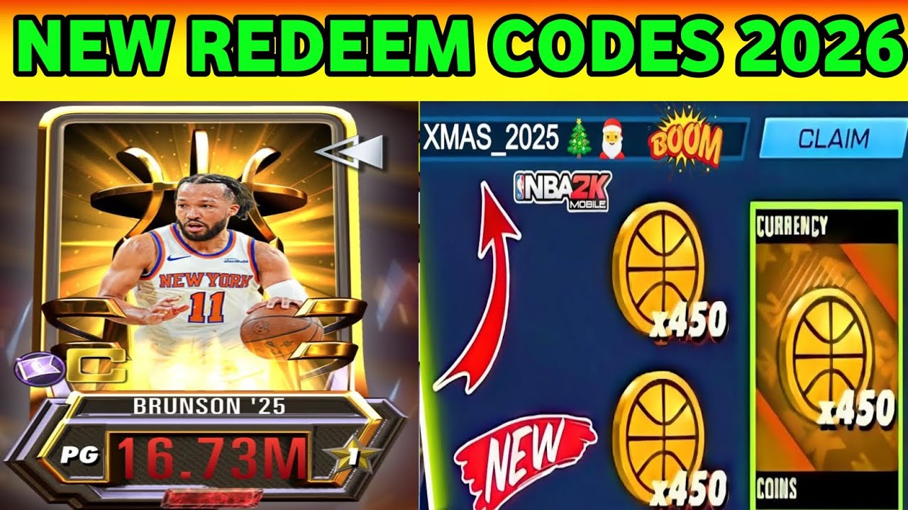 *NEW* YEAR 🎊 NBA 2K MOBILE CODES IN JANUARY 2026 | NEW GIFT CODES ...