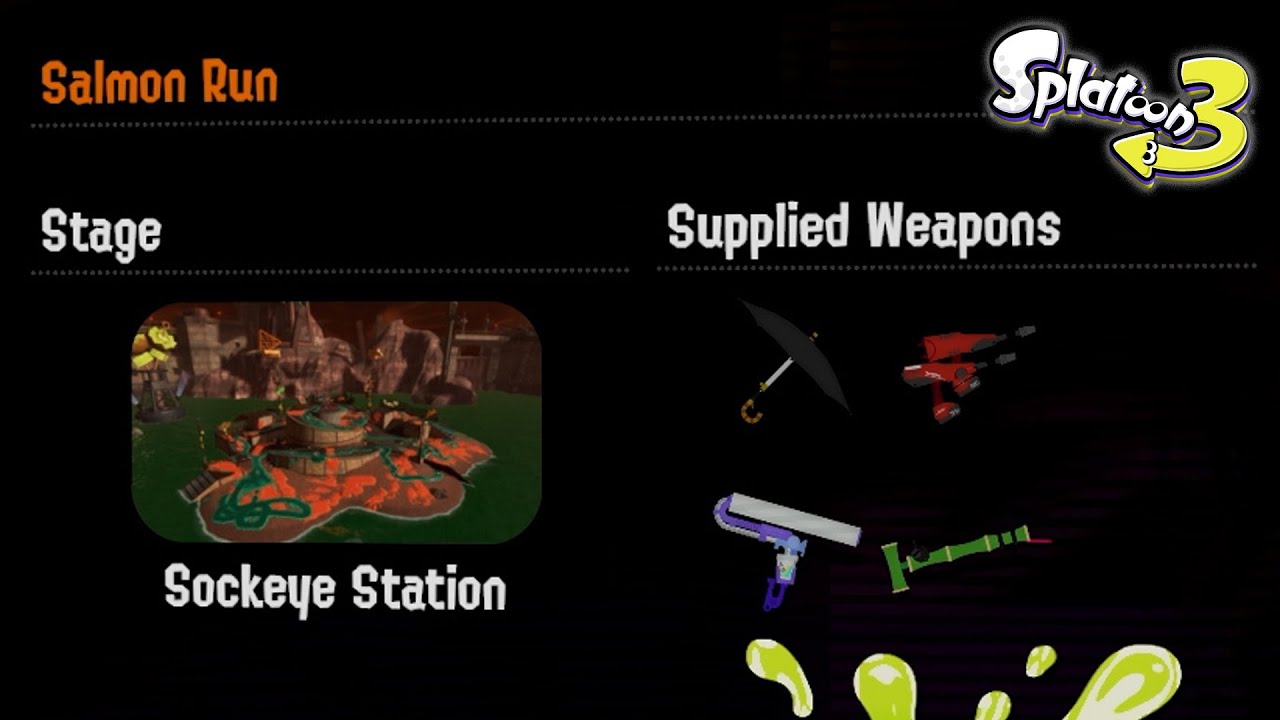 Salmon Run Gameplay: Weak Comp for Salmon | Splatoon 3 - YouTube