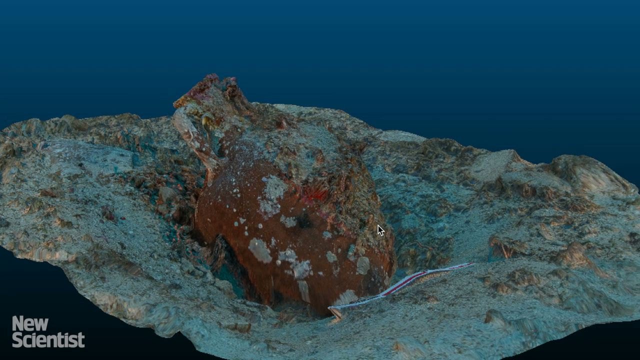 Sunken treasures from famous wreck revealed in 3D - YouTube