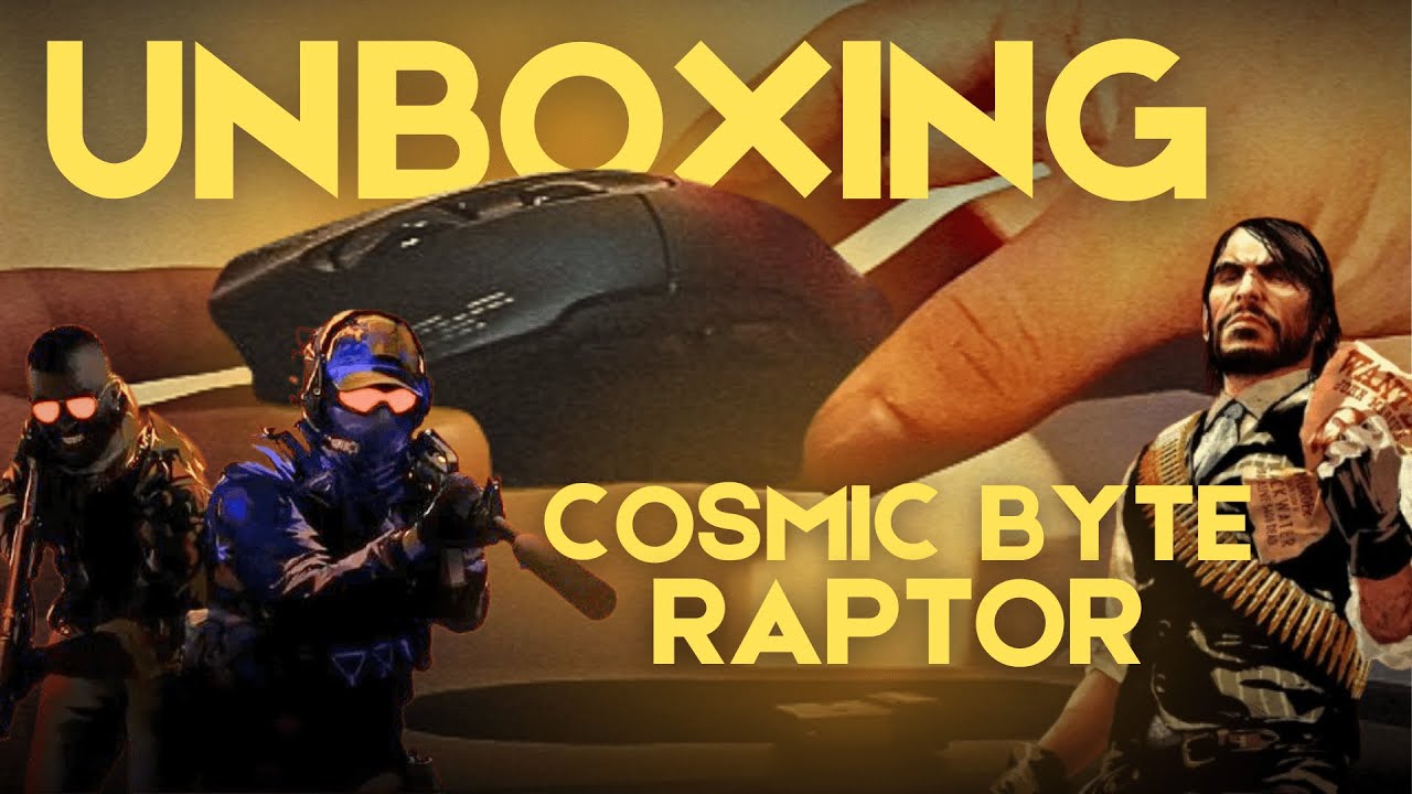BEST WIRELESS MOUSE UNDER 1000!? | Cosmic Byte Raptor(wireless+ wired ...