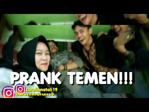 PRANK BANGUNIN TEMEN LAGI TIDUR//PRANK GIRLS
