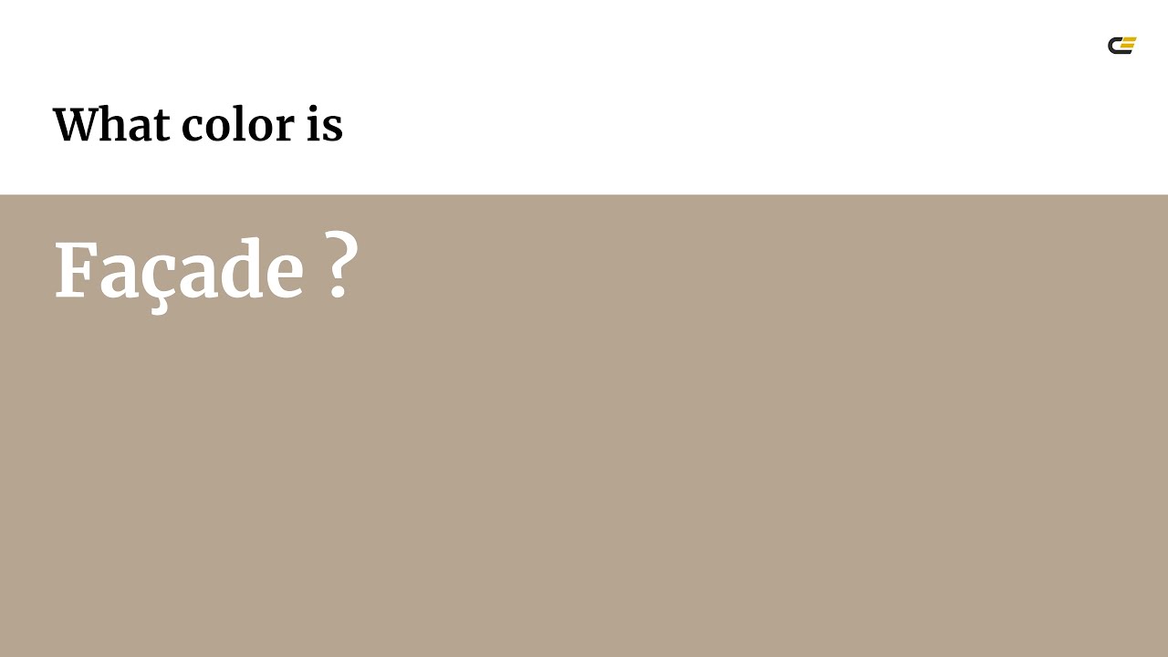 Façade color #b6a591 hex color - Yellow color - Cool color b6a591 - YouTube
