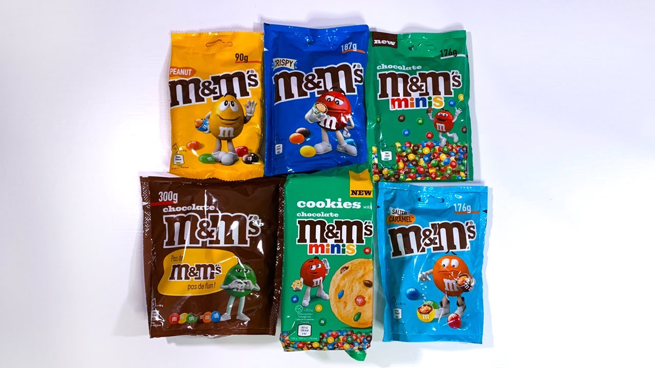 Assorted M&Ms Chocolates Unboxing + Rating - YouTube