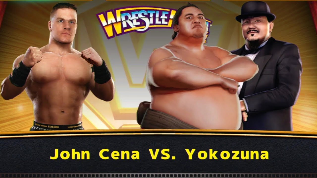 WWE Legends of Wrestlemania | John Cena vs. Yokozuna (with Mr. Fuji as ...