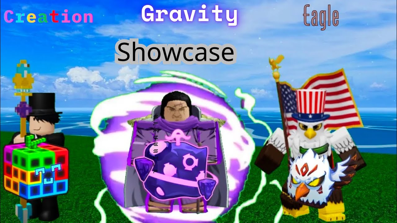 Gravity, Eagle, and Creation Fruit Showcase #bloxfruits #roblox - YouTube