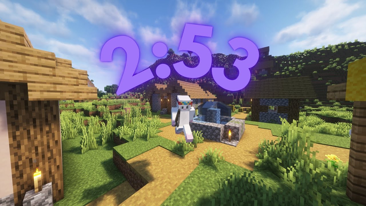 Minecraft Beaten in Under 3 Minutes [SSG] - YouTube