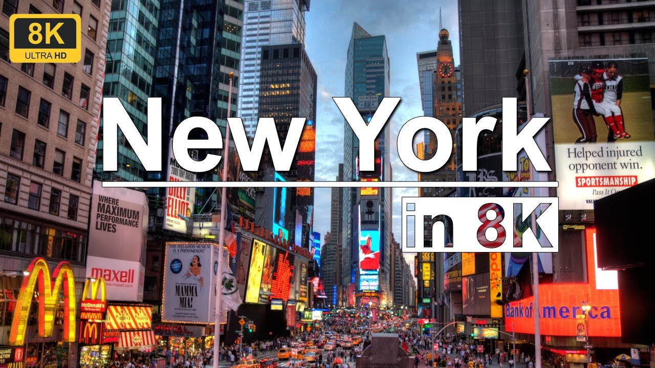 New York in 8K ULTRA HD - Capital of Earth (60FPS) - YouTube