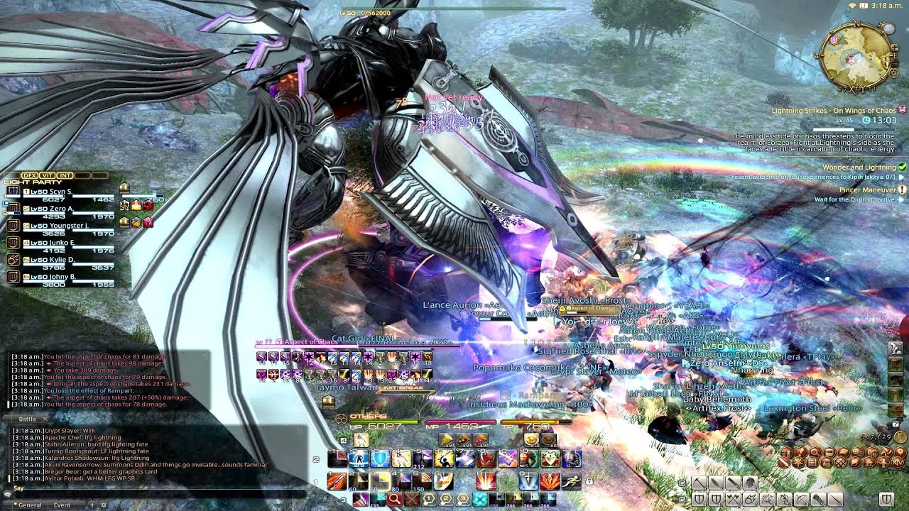 FF14 ARR - Lightning Event Chapter 4 Final Boss - YouTube