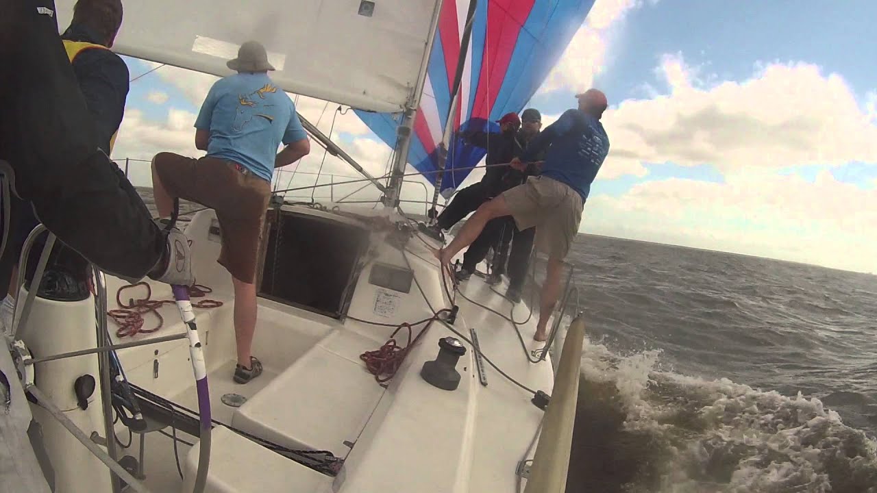 J105 Invitational Day 3 1st race 2nd clip - YouTube