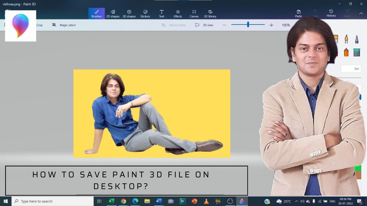 How To Save Paint 3d File On Desktop YouTube How To Save Paint 3d File On Desktop YouTube