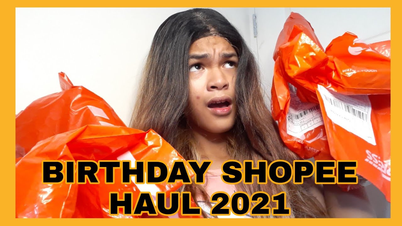 BIRTHDAY SHOPEE HAUL 2021 || KHIANE ABELLO - YouTube