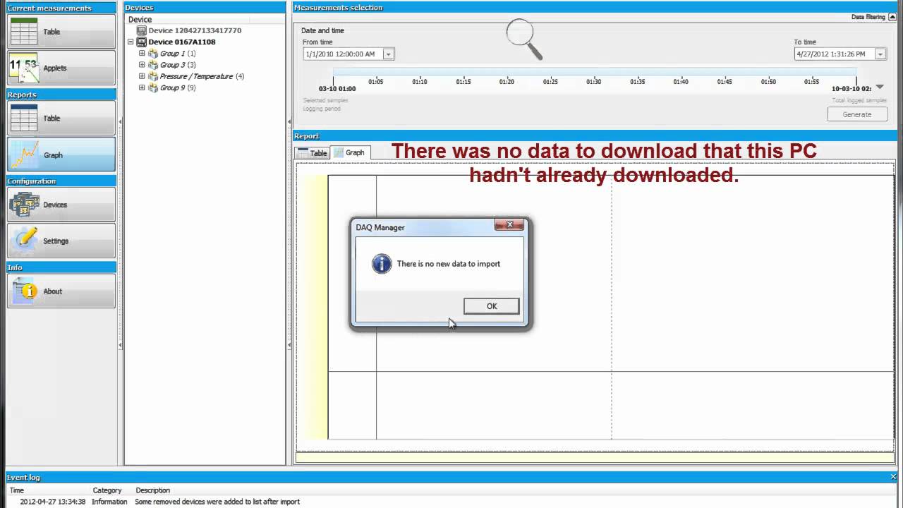 DAQ Manager - First device download - YouTube