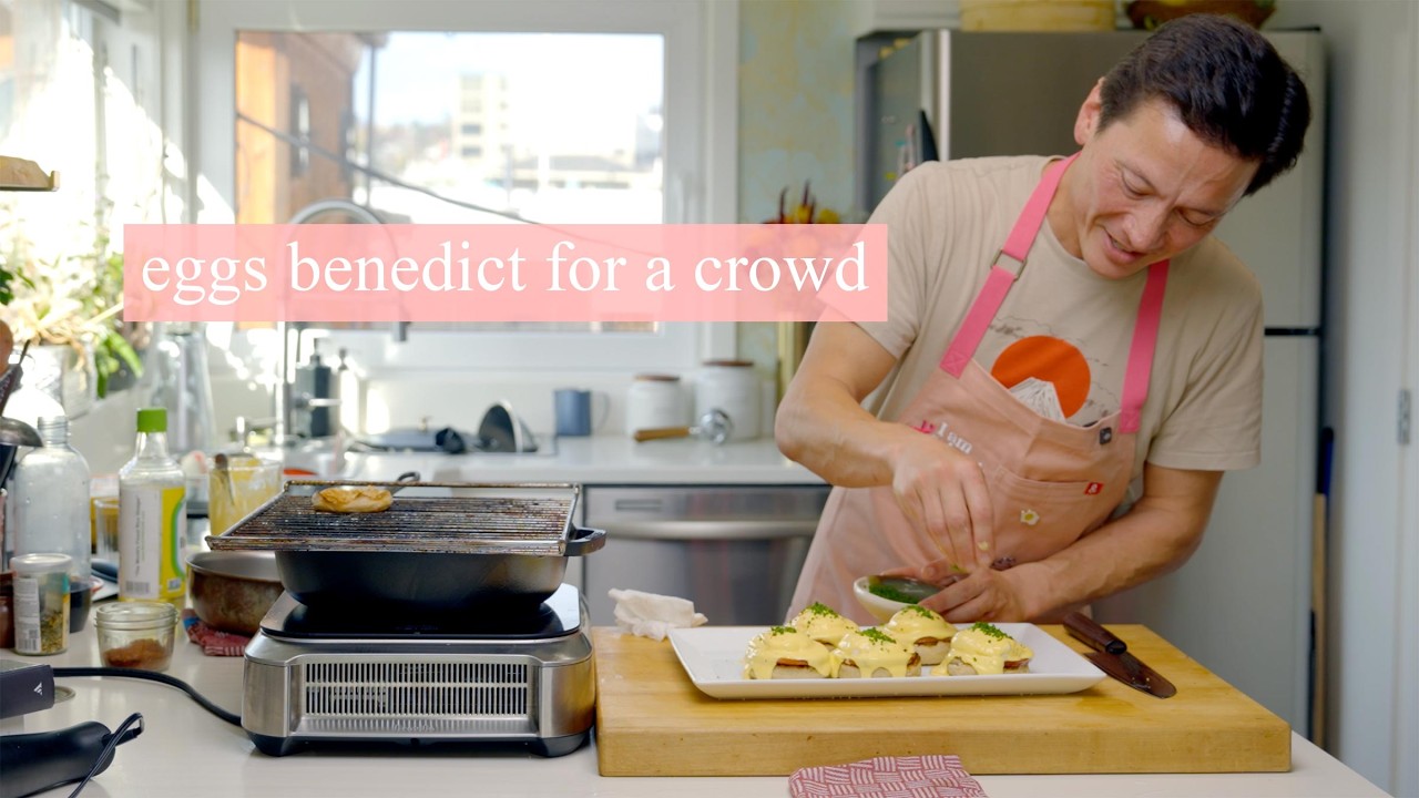 How to Make Eggs Benedict for a Crowd | Kenji's Cooking Show - YouTube