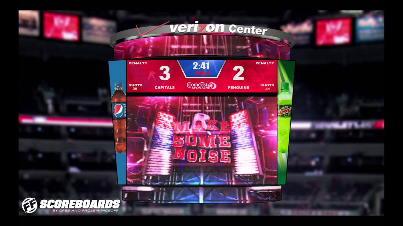 Verizon Center Scoreboard - YouTube