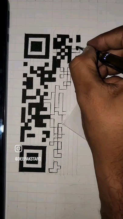 my QR code drawing.. #art #drawing #artist #shorts #short # ...