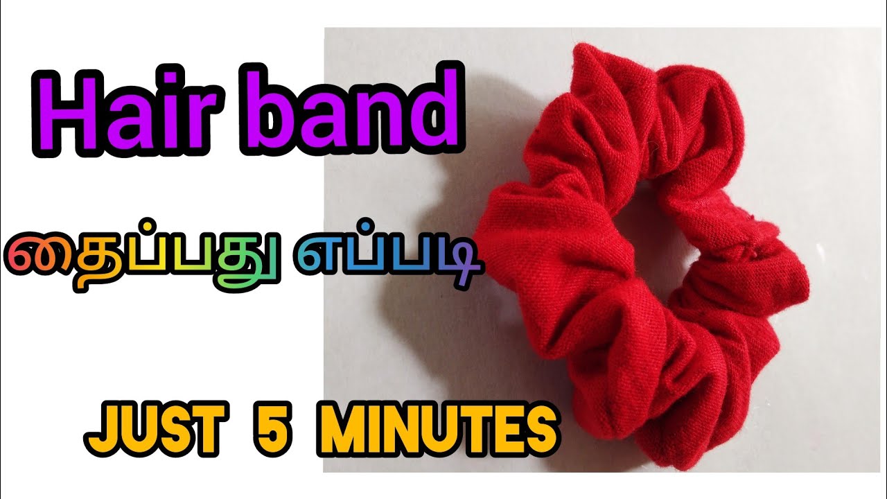 Hair Band Making At Home In Tamil DIY Dress Matching Hairband hair-band-making-at-home-in-tamil-diy-dress-matching-hairband