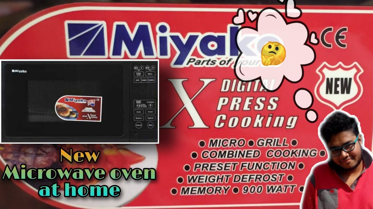 MIYAKO Microwave oven for Home | SORRY NO COOKING & USER TIPS HERE ...