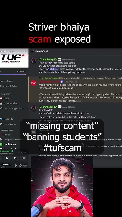 Striver tuf+ scam | tuf | tuf+ | tuf+ review - YouTube