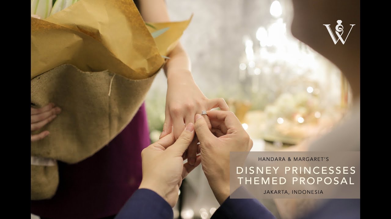 DISNEY PRINCESS THEMED PROPOSAL (Wink a Ring - Handara & Margaret ...