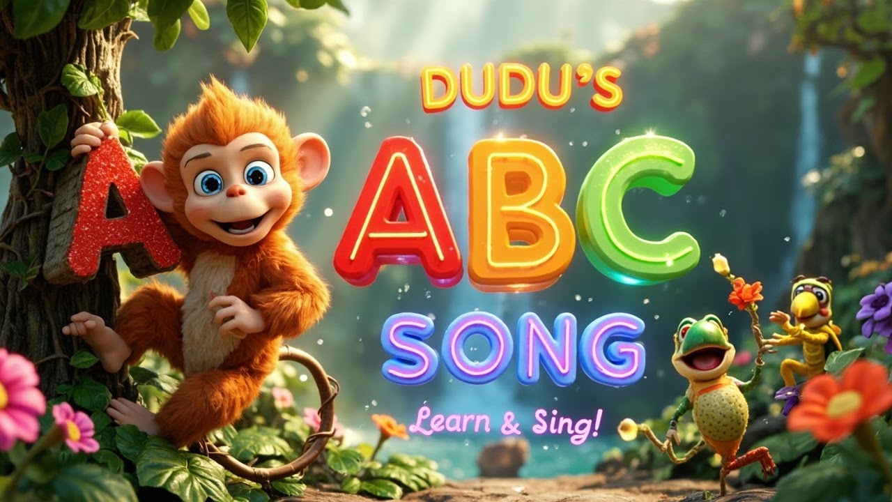 Dudu’s ABC Song (Version 6) | DuDu Monkey Dance | Fun Kids Song & Dance! - YouTube