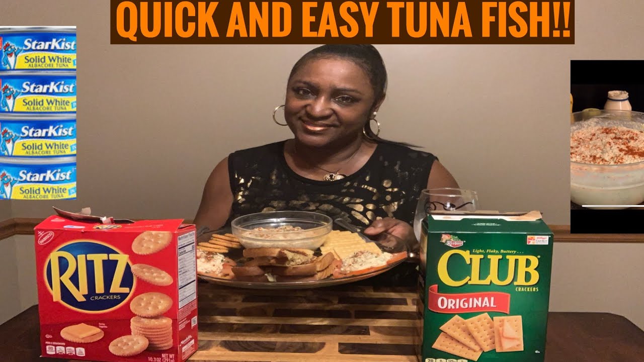 QUICK AND EASY TUNA FISH | SERVED THREE WAYS | RITZ vs CLUB CRACKERS ...