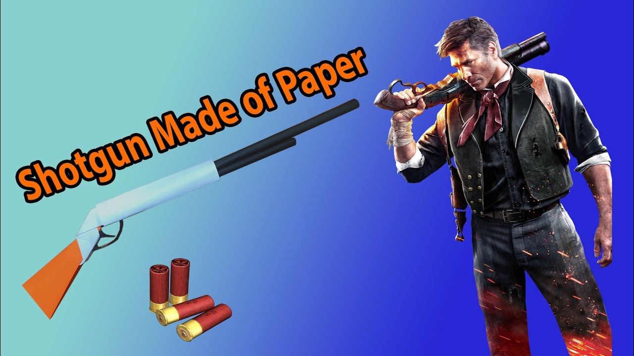"Origami Shotgun Tutorial | Easy Paper Gun Craft" - YouTube