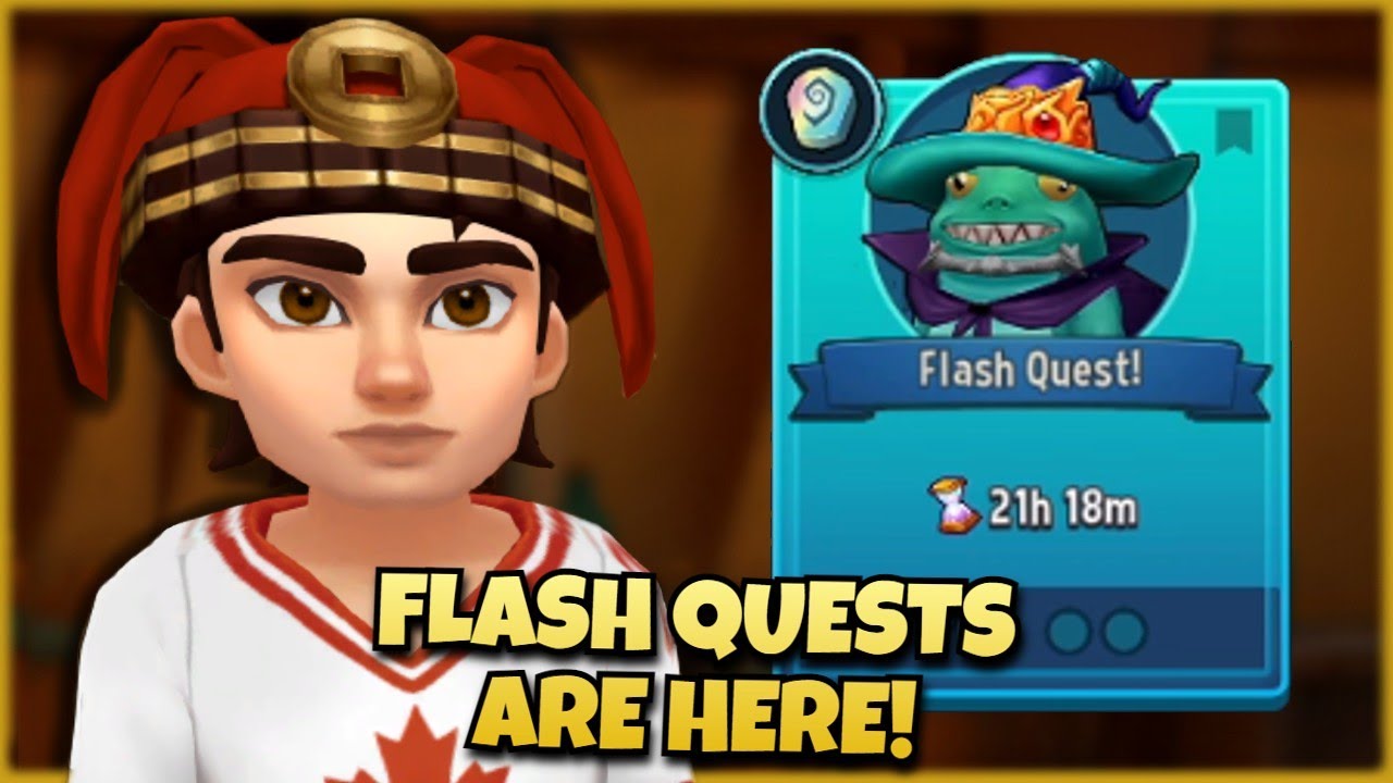 FLASH QUESTS AND NEW BUGS.. | Shop Titans Gameplay Toad Sage ...