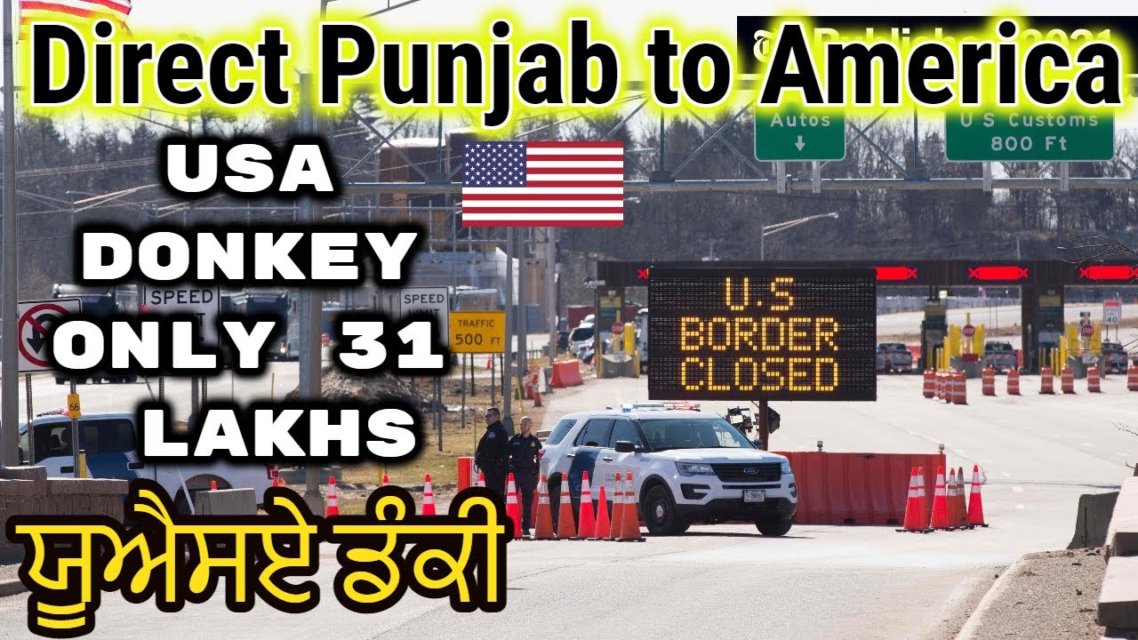 America Donkey flight 🇺🇸 🇮🇳 Direct Punjab to USA || Why Indians cross ...