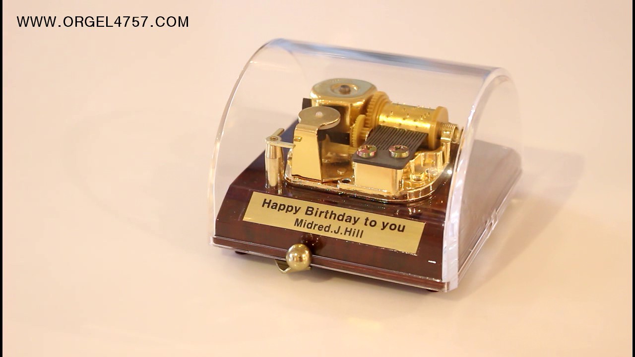 오르골 : 생일축하곡 happy birthday to you (orgel, music box) - YouTube